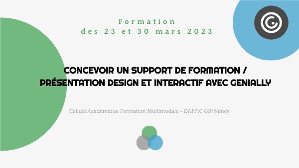 Prise en main Genial.ly