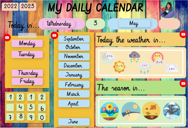 Daily Calendar JUDIT | Genially