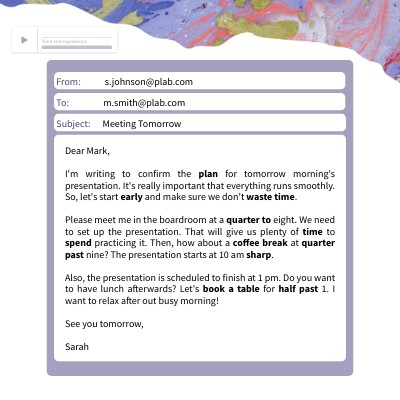 Time and expressions | Genially