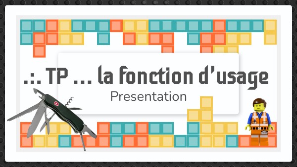 TP fonction d'usage | Genially