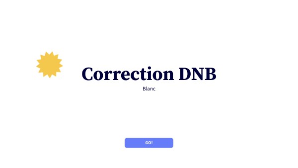 Correction DNB blanc bis