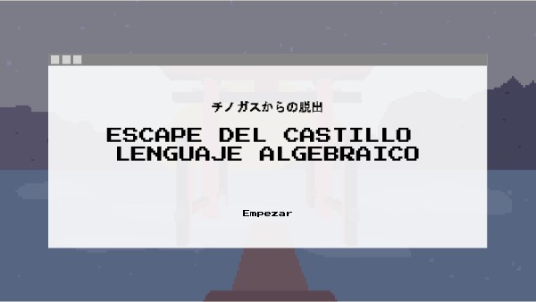 Escape algebra | Genially
