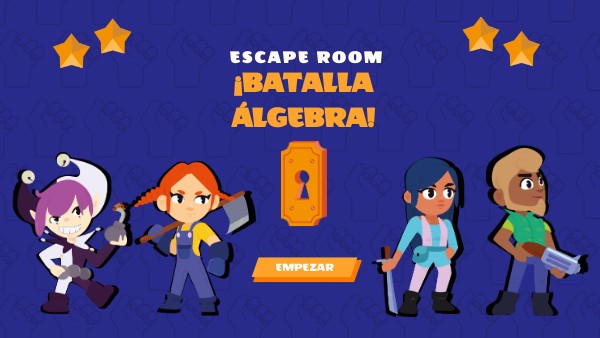ESCAPE ROOM ¡BATALLA ALGEBRA PRINCIPIANTES | Genially