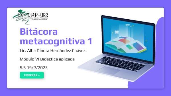 Bitacora 1 | Genially