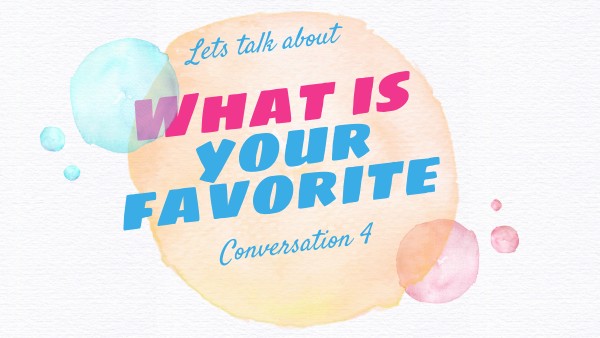What is your favorite! | Genially