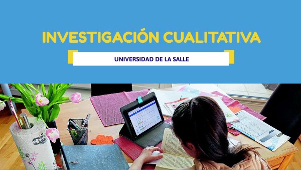 INVESTIGACIÓN CUALITATIVA