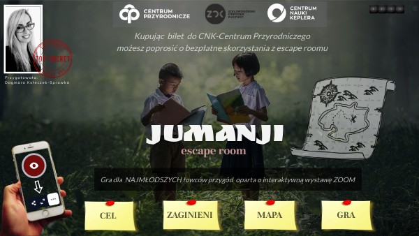 Jumanji - escape room | Genially