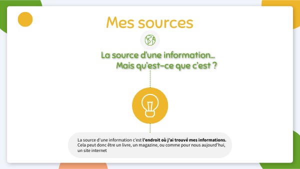 Présentation sources internet | Genially