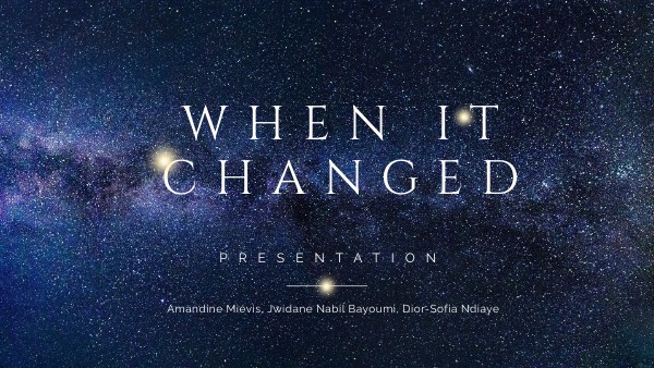 UNIVERSE PRESENTATION