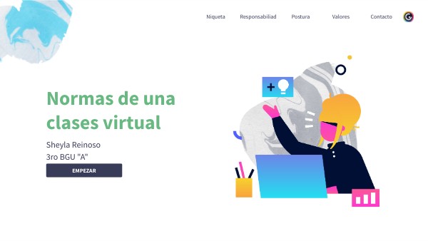 Normas de una clase virtual | Genially