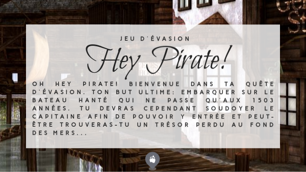 Jeu d'évasion Halloween Hey Pirate! | Genially