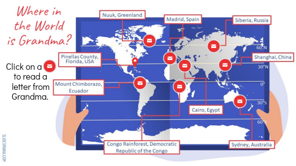 Traveling Grandma STEM Challenge- Letters | Genially