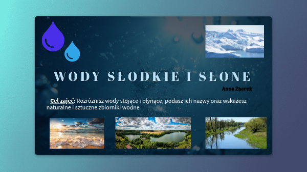 Wody słodkie i słone | Genially