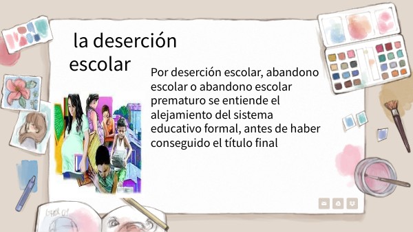 deserción escolar | Genially