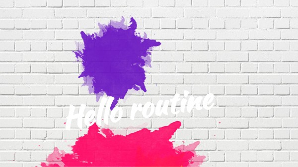 hello routine 1ºEP | Genially