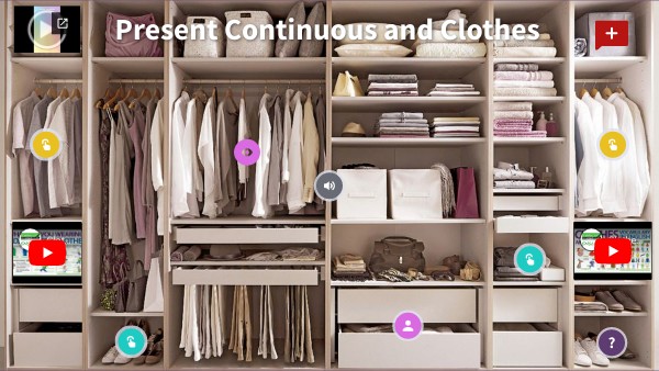 Present continuous and clothes | Genially