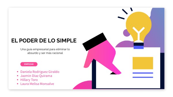 EL PODER DE LOS SIMPLE