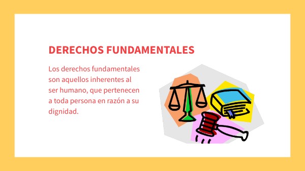 DERECHOS FUNDAMENTALES | Genially