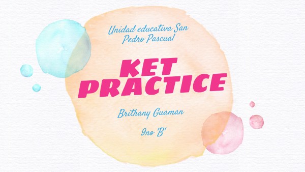 Ket practice