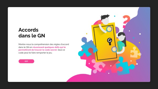 Accords dans le GN | Genially