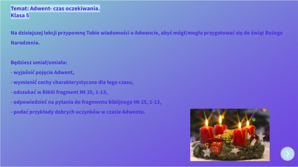 Adwent - czas oczekiwania | Genially