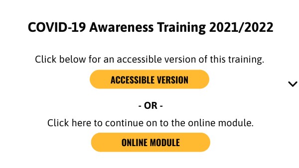 GBC COVID-19 Awareness Training (2021/2022) | Genially