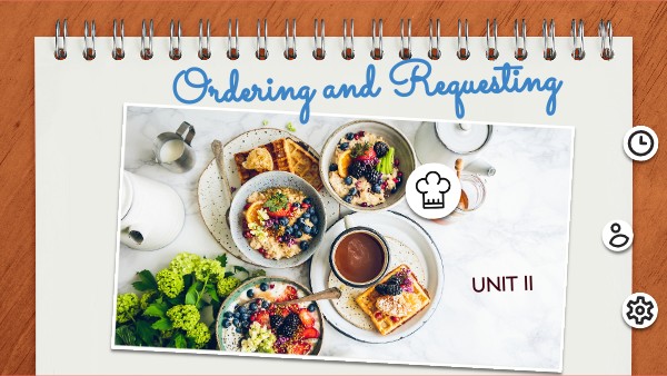 Culinary III - Unit II