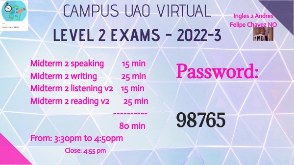 Level 2 Exam Guide | Genially