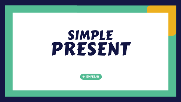 Simple Present - Affirmative Sentences