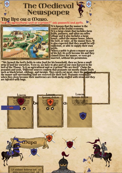 INFO VERTICAL MEDIEVAL | Genially