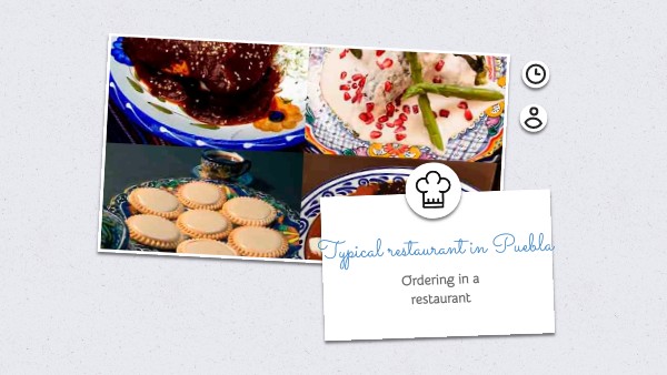 Dialoge ordering in a restaurant. | Genially