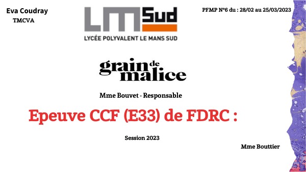 epreuve e33 partie 2