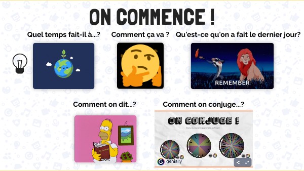 On commence ! a1 | Genially