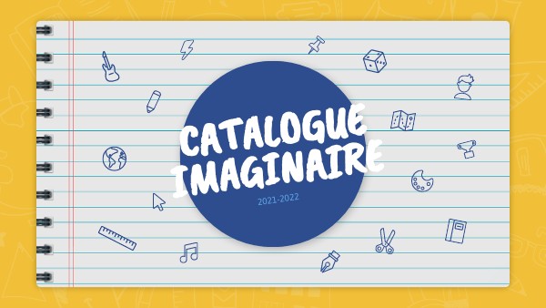 Catalogue imaginaire PMCV | Genially