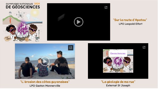 Olympiades Géosciences 2024 - GUYANE | Genially