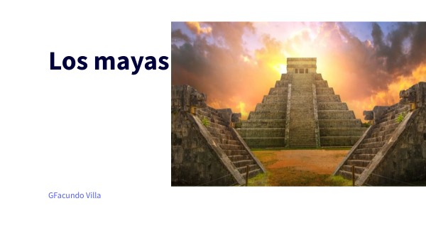 Los Mayas