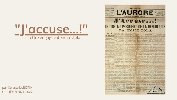 "J'accuse...!" | Genially