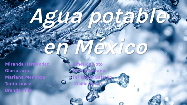 Distribución de agua | Genially