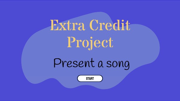 Extra Credit - Songs Bullying