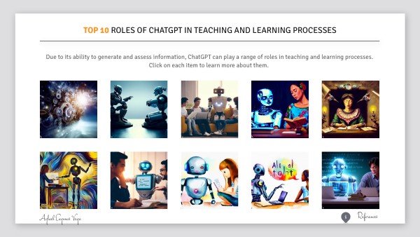 TOP 10 ROLES OF CHATGPT IN TEACHING AND LEARNING PROCESSES_ | Genially
