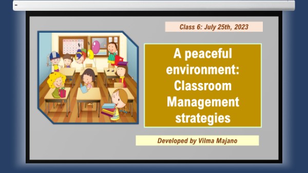 Class 7: Activities for Classroom Management | Genially