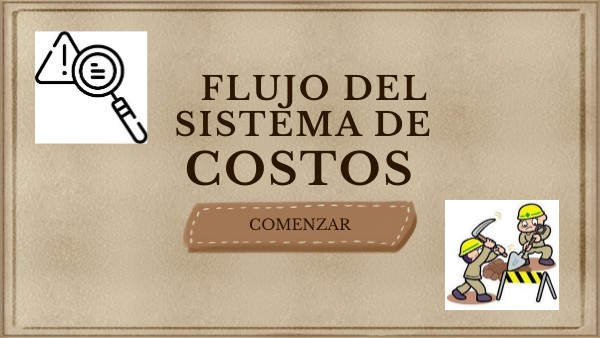 Flujo del sistema de costos | Genially