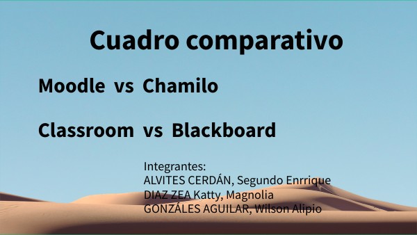 Moodle, Chamilo. Classroom, Blackboard