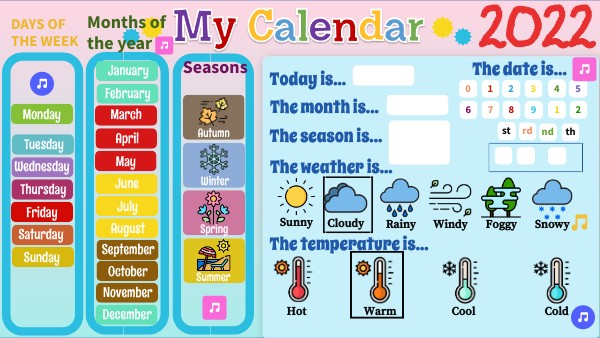 My Calendar classe 5^C | Genially