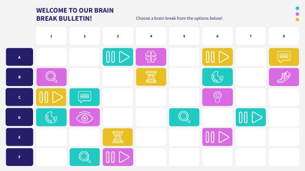 Brain Break Bulletin