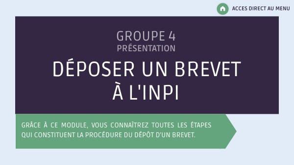 Déposer un brevet à l'INPI