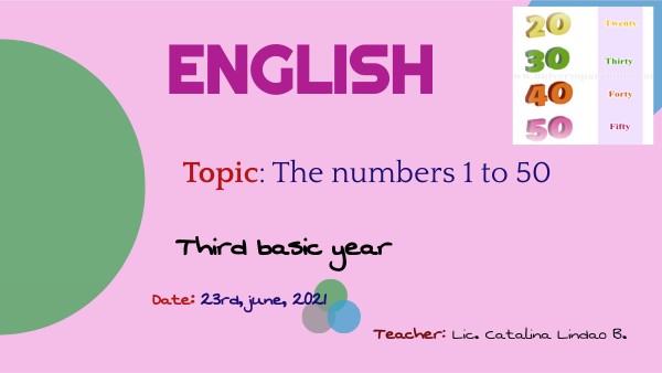 THE NUMBERS-3A | Genially