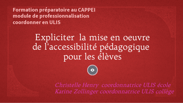 FORMATION CAPPEI 2 | Genially