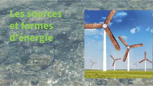 Sources et Formes d'énergie 3°