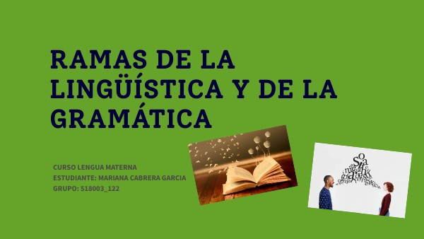 RAMAS DE LA LINGÜÍSTICA Y LA GRAMÁTICA | Genially